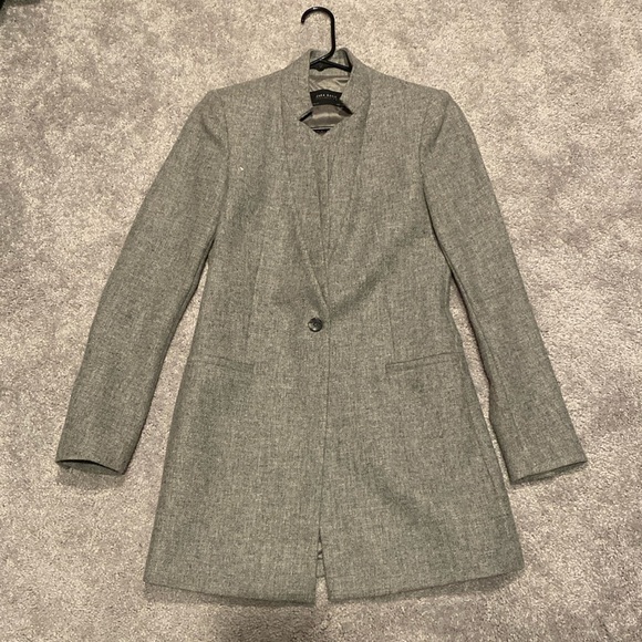 Zara | Jackets & Coats | Zara Basic Collection Wool Coat | Poshmark